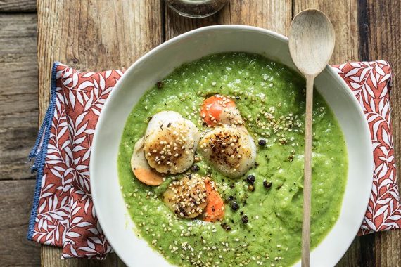 Crema di broccoli e capesante | La tarte maison